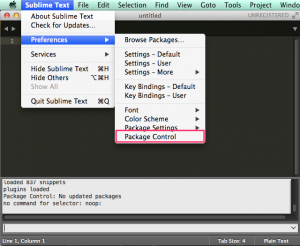 Sublime Text - Package Control のインストール - 開発メモ - Webkaru